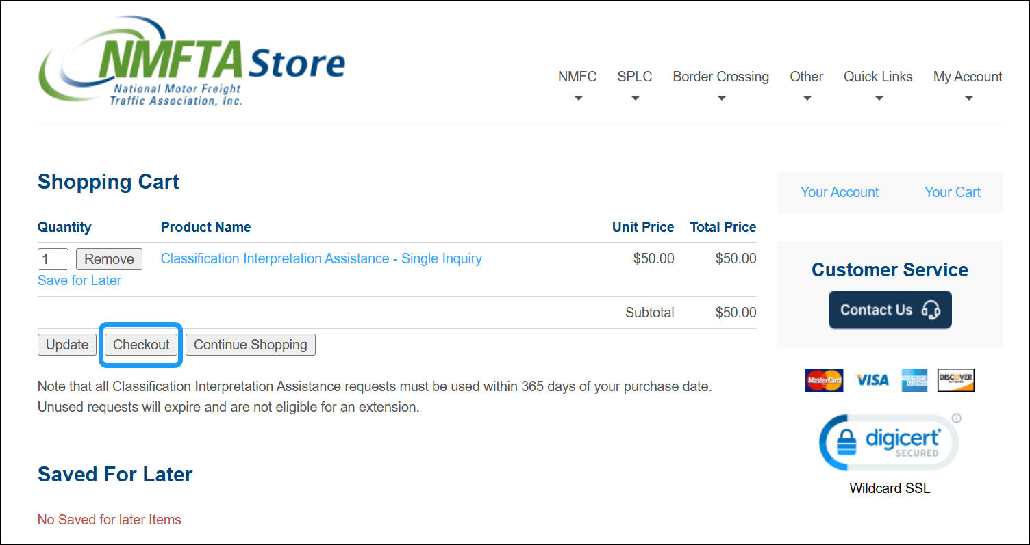Purchasing Classification Interpretation Assistance – NMFTA Help Center