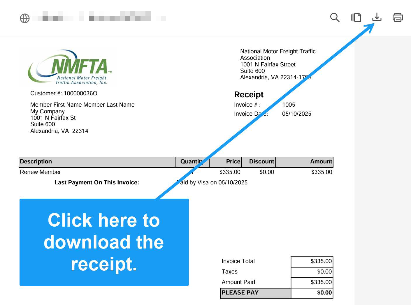 Creating and Paying myNMFTA Invoices by Credit/Debit Card – NMFTA Help ...