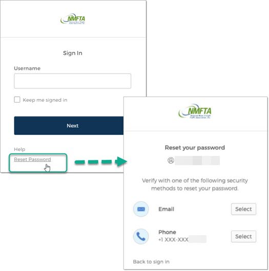 Resetting your SCAC Login Password – NMFTA Help Center
