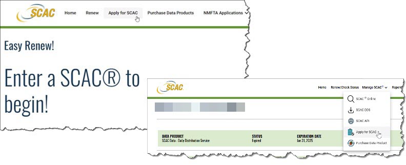 Accessing the Apply for a New SCAC Form – NMFTA Help Center