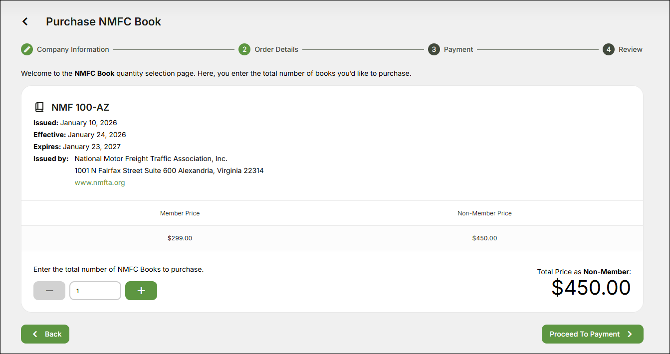 Purchasing the NMFC Book on ClassIT+ – NMFTA Help Center